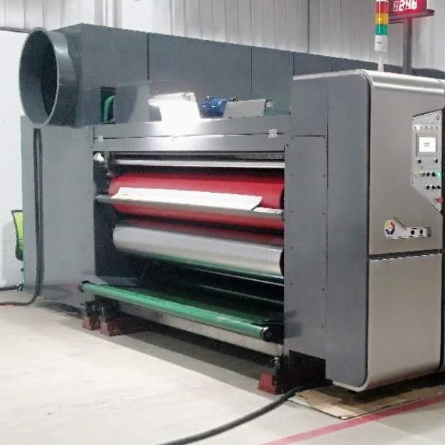 850x1950 cutting Automatic Corrugated Flexo Printer Slotter CE Box ...
